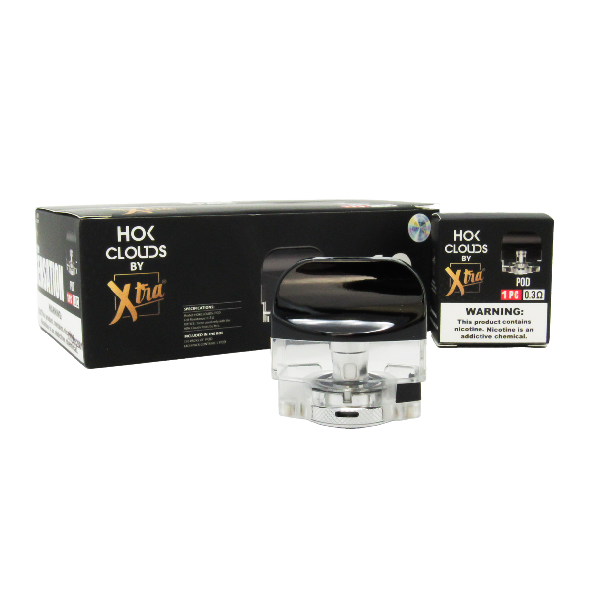 Xtra - Hok Clouds E-Hookah - Coil/Pods — Hazel Sky Online